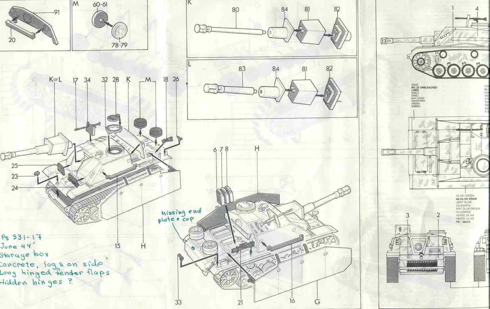 Building Finnish Sturmi Ps531-17 based on the Esci kit